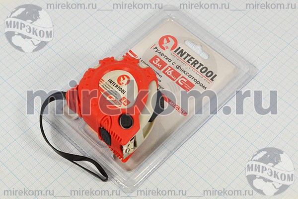 Рулетка 3мx16мм\магнит\MT-0303 INTERTOOL | Интернет магазин Mirekom